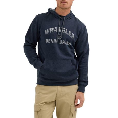 Wrangler Men's Hooded Logo Sweatshirt - Walmart.ca