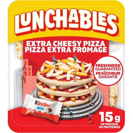 Lunchables Extra Cheesy Pizza, 135 g Tray, Extra Cheesy Pizza - Walmart.ca