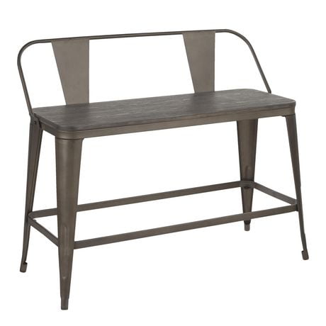 Click here for Lumisource Oregon Bench Brown Dining prices