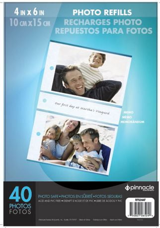 Pinnacle Frames 2-up Refill Sheets with Memo Photo Album | Walmart Canada