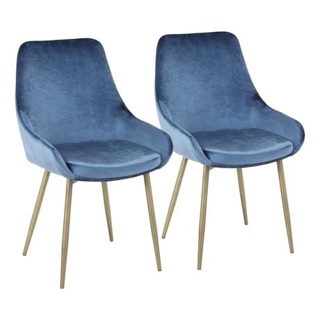 Click here for Diana Contemporary Chair By Lumisource Blue prices