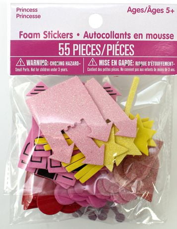 Elmer's Princess Foam Stickers - Walmart.ca