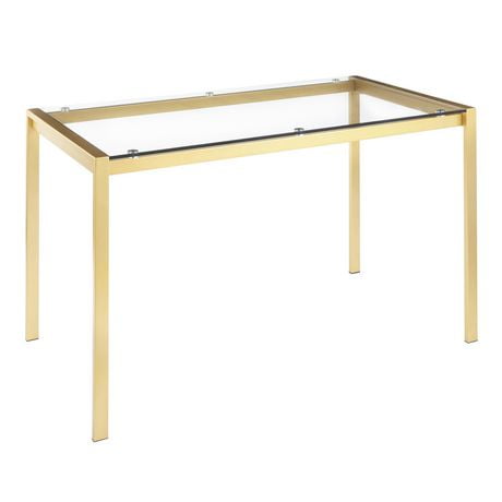 Click here for Fuji Contemporary Dining Table By Lumisource Gold prices