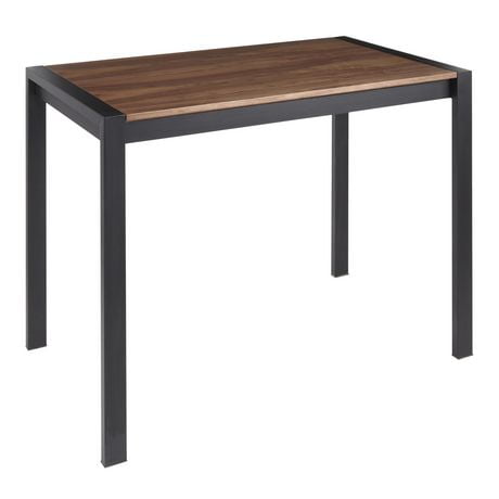 Click here for Fuji Contemporary Counter Table By Lumisource Blac... prices