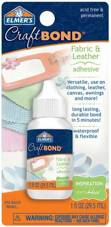 Click here for Elmers Craftbond Fabric & Leather Adhesive 29.5 Ml prices