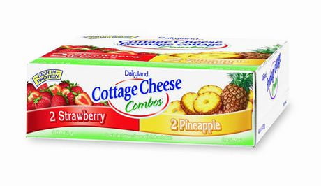 Dairyland Cottage Cheese Combos - Strawberry/Pineapple - Walmart.ca
