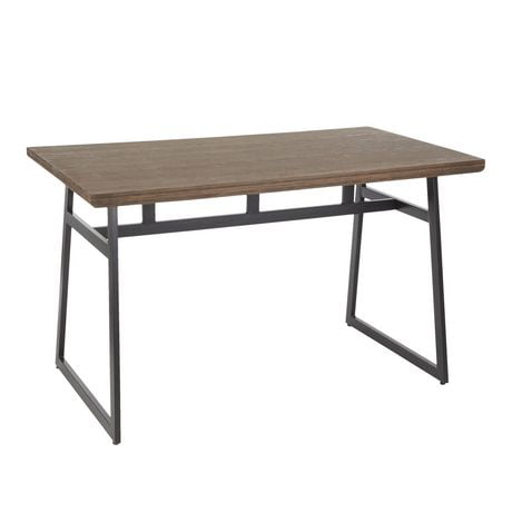 Click here for Geo Industrial Dining Table By Lumisource Black prices