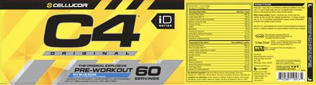 Cellucor C4 Original Pre Workout Powder, Energy Drink Supplement with ...