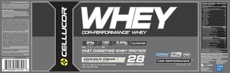 Cellucor Whey Protein Isolate & Concentrate Blend Powder with BCAAs ...