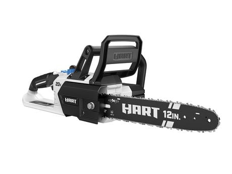 HART 20-Volt 12-Inch Cordless Chainsaw (1) 20-Volt 4.0Ah Lithium-Ion ...