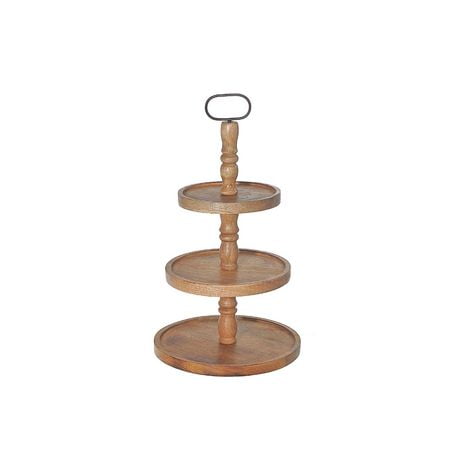 3 Tier Wooden Round Stand - Walmart.ca