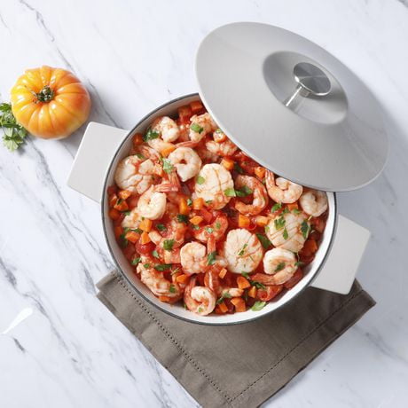 Click here for Martha Stewart 5-Quart Round Enameled Cast Iron Du... prices