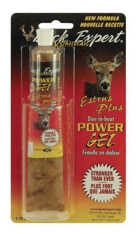 Buck Expert Power Gel Natural Whitetail Urine Gel - Doe-In-Heat ...
