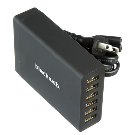 blackweb 6-Port USB Wall Charger - Walmart.ca