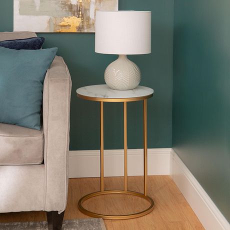 Click here for Manor Park Modern Round End Table - Multiple Finis... prices