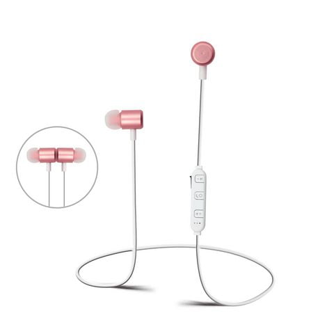Click here for Sharper Image Sports Fit Wireless Earbuds Rose Gol... prices