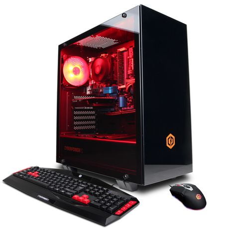 CYBERPOWERPC Gamer Master GMA2088W w/ AMD Ryzen 7 2700 3.2GHz Gaming ...