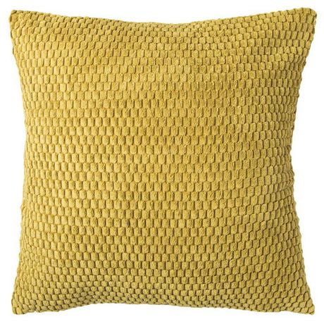 Click here for Gouchee Home Bubble Cushion Mustard 18 X 18 prices