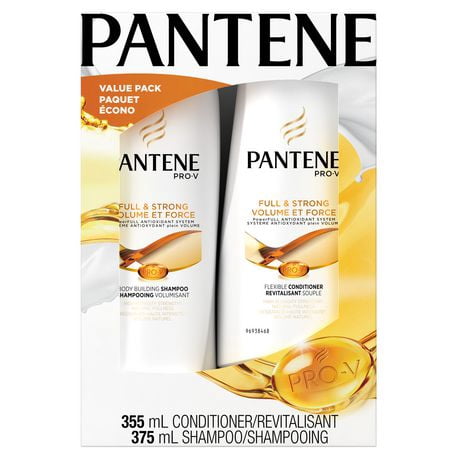 Pantene Pro-V Full & Strong Shampoo and Conditioner Dual Value Pack ...