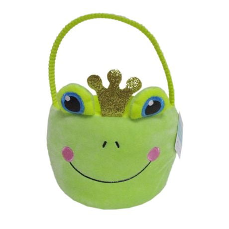 Way To Celebrate Easter Plush 10inch Easter Frog Basket | Walmart Canada