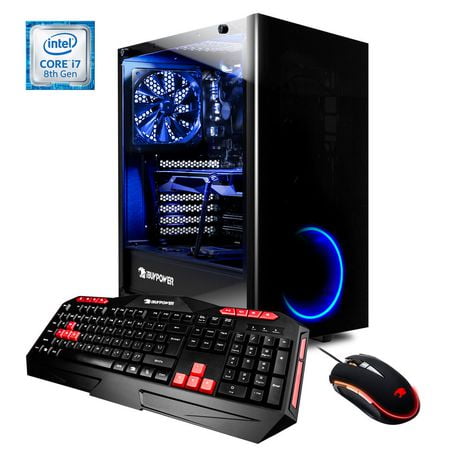 iBUYPOWER View9000W Gaming Desktop with Intel i7-8700 3.2 GHz Processor ...