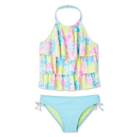 Click here for George Girls Fashion Ruffle Tankini 2-Piece Swimsu... prices