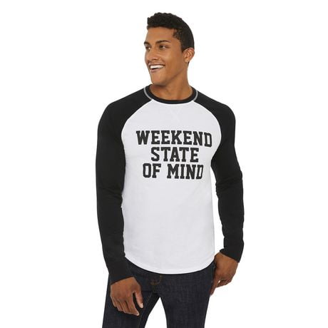 George Men's Long Sleeve Raglan Tee | Walmart Canada