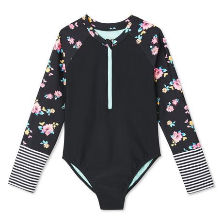 George Girls' Rash Guard Swimsuit | Walmart Canada