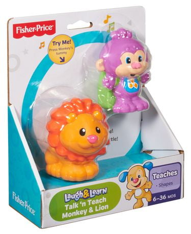 Fisher-Price Laugh & Learn Talk 'n Teach Monkey & Lion - English ...