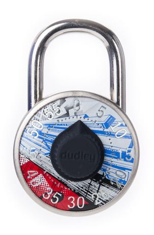 Dudley Combination Lock #DYLG7AST, 50mm, Assorted Designs - Walmart.ca