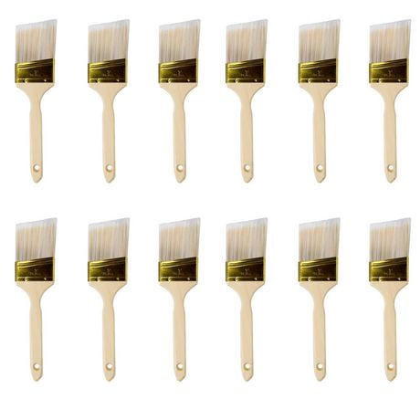 ACTION-1 Professional Quality Angled Paint Brush, Pack of 12 - Walmart.ca