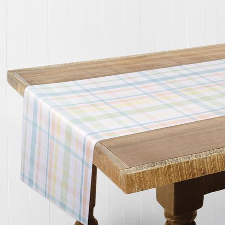 Spring plaid tablerunner - Walmart.ca