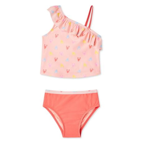 George Toddler Girls' Ruffle Tankini 2-Piece Set | Walmart Canada