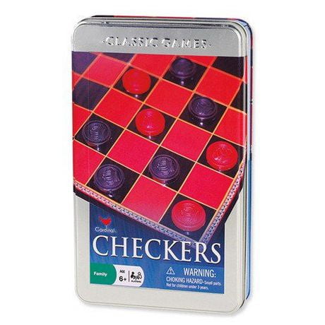 Click here for Cardinal Games Classic Games Checkers In Tin prices