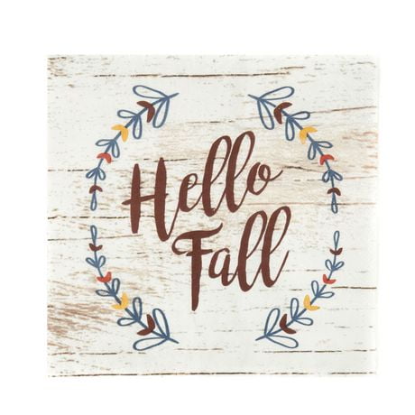 “Hello Fall” Napkins | Walmart Canada