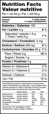 Crispy Just Baked Whole Wheat Roti | Walmart Canada