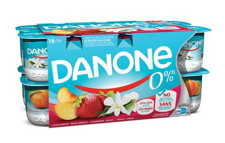 Danone 0% Peach/Strawberry/Vanilla Stirred Yogurt - Walmart.ca