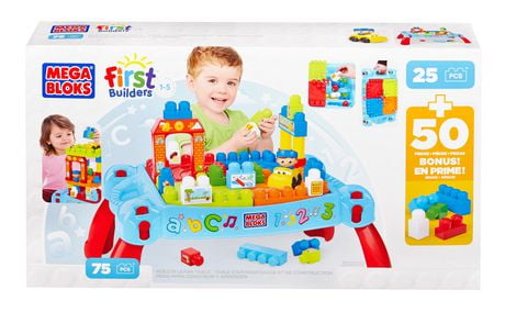 Mega Brands Inc MEGA BLOKS – First Builders – Build N’ Learn Table ...