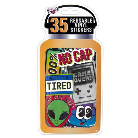 Vinyl Sticker Pack - Gamer, 35 Stickers Included - Walmart.ca