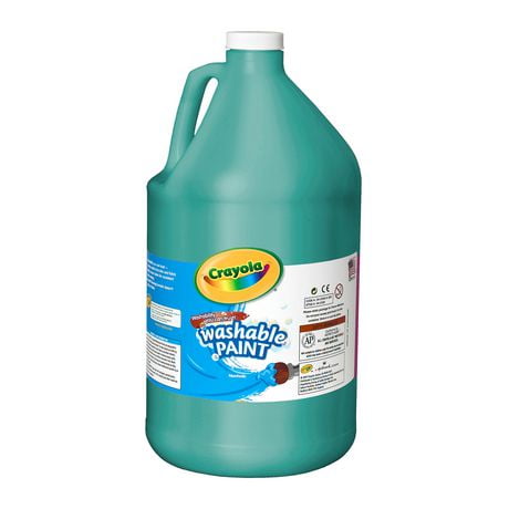 Crayola Washable Paint 128 oz, Turquoise - Walmart.ca