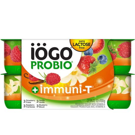 iÖGO Lactose Free Probio 2.5% Strawberry, Raspberry, Blueberry, Vanilla ...