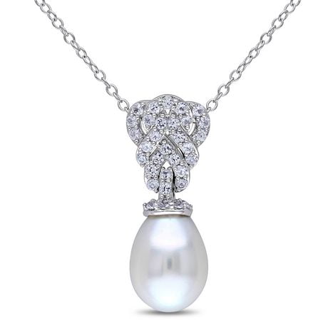 Click here for Miabella 9-9.5Mm Cultured Freshwater Pearl And 5/8... prices