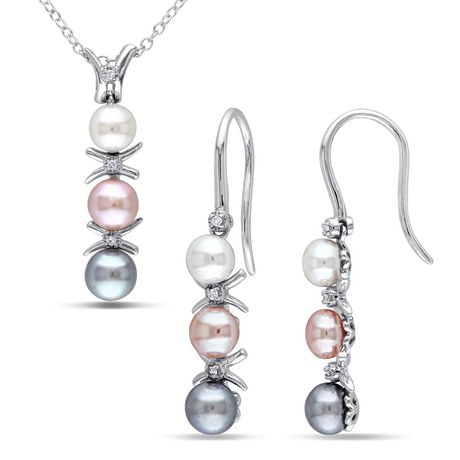 Click here for Tangelo 4-6Mm Multicolor Cultured Freshwater Pearl... prices