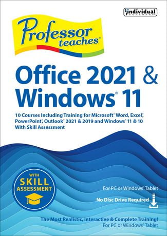 Professor Teaches Office 2021 & Windows 11 with Skill Assessment ...