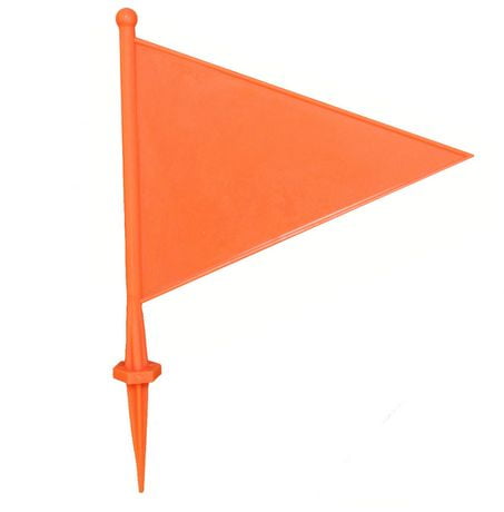 Graddige Orange Boundary Flag with Pole | Walmart Canada