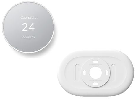 Click here for Google Nest Nest Thermostat And Trim Plate Chalk prices