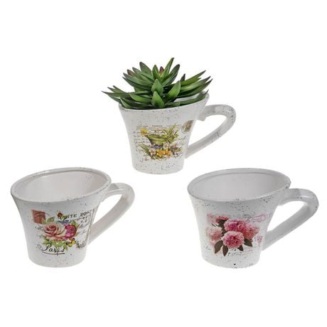 Click here for Ih Casa D Cor Ceramic Slanted Planters With Handle... prices