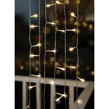 Curtain Lights Cascading LED Lighting Warm White lights, Warm white LED ...