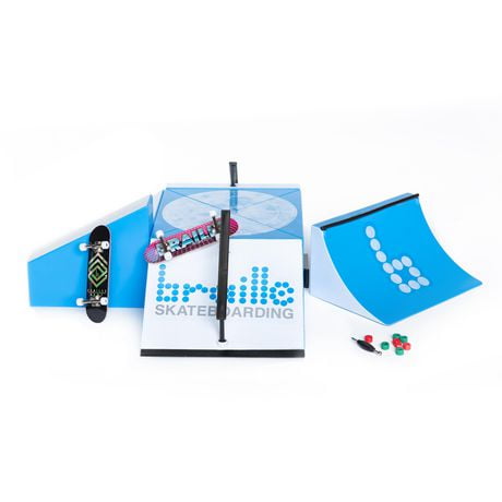 Click here for Braille Skateboarding Mini Skateboard Ramp Multico... prices