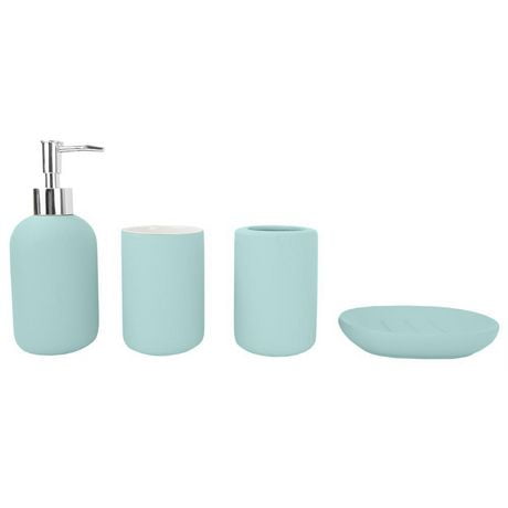 Click here for Home Basics 4 Piece Rubberized Ceramic Bath Access... prices